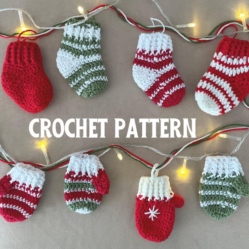 Mitten Garland - Etsy