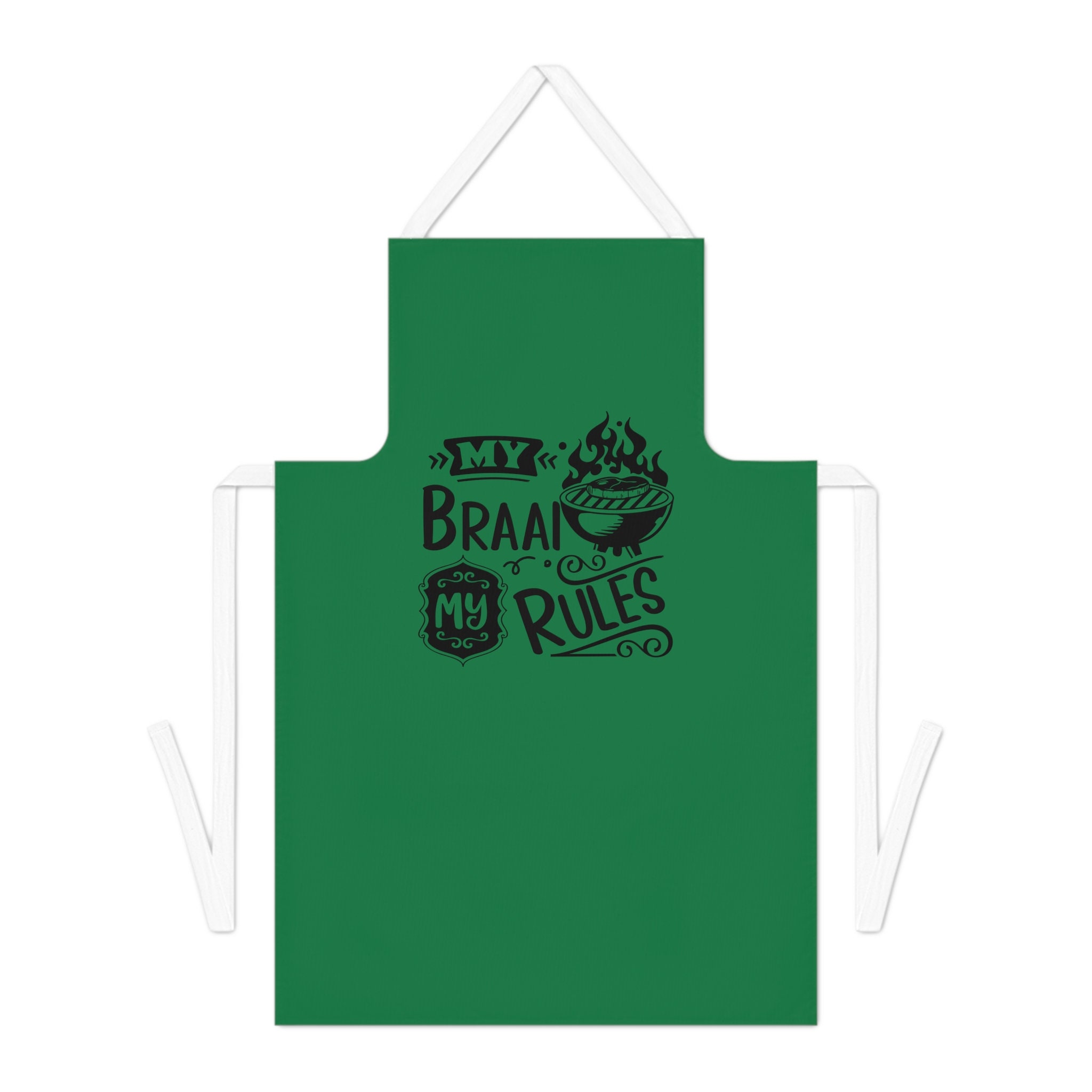 The My Braai My Rules Dad's Braai Apron South African Rugby Cotton ...