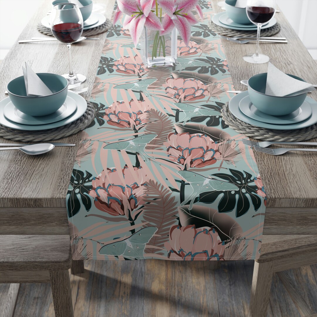 Protea South Africa Home Decor Protea South African Decor Table Runner ...