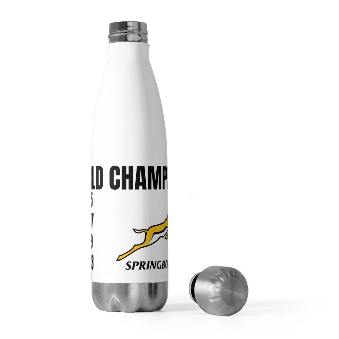 South African Springbok Rugby 20oz Insulated Bottle World - Etsy
