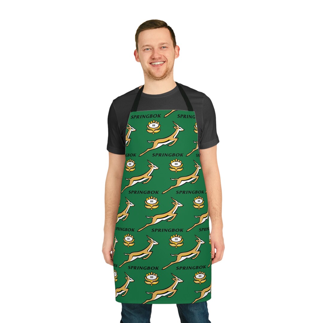 Apron Springbok Rugby South Africa - Etsy