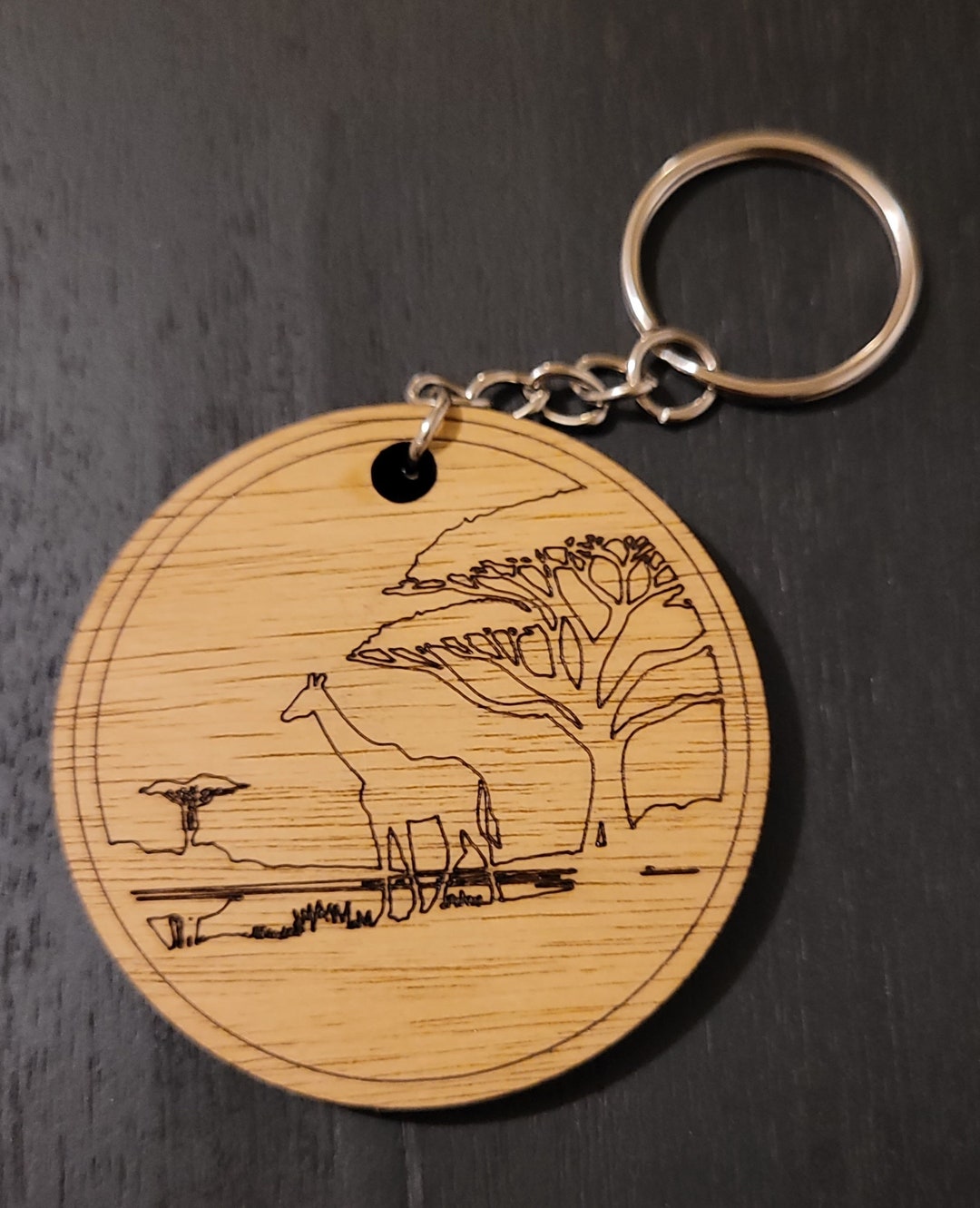 Handmade Wooden South African Keyrings - Etsy
