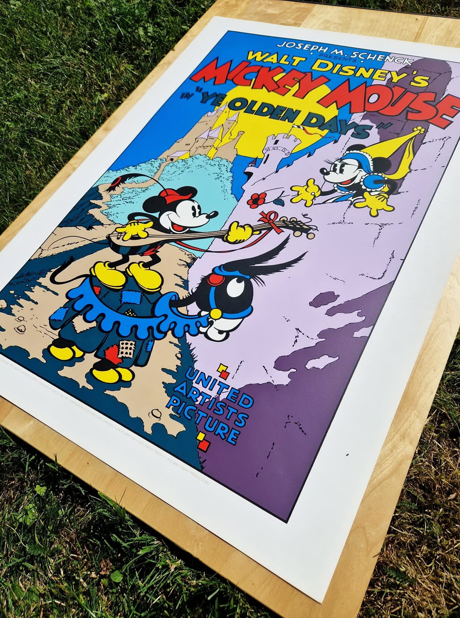 Walt Disney / Circle Fine Art Ye Olden Days 1970s80s unframed ...