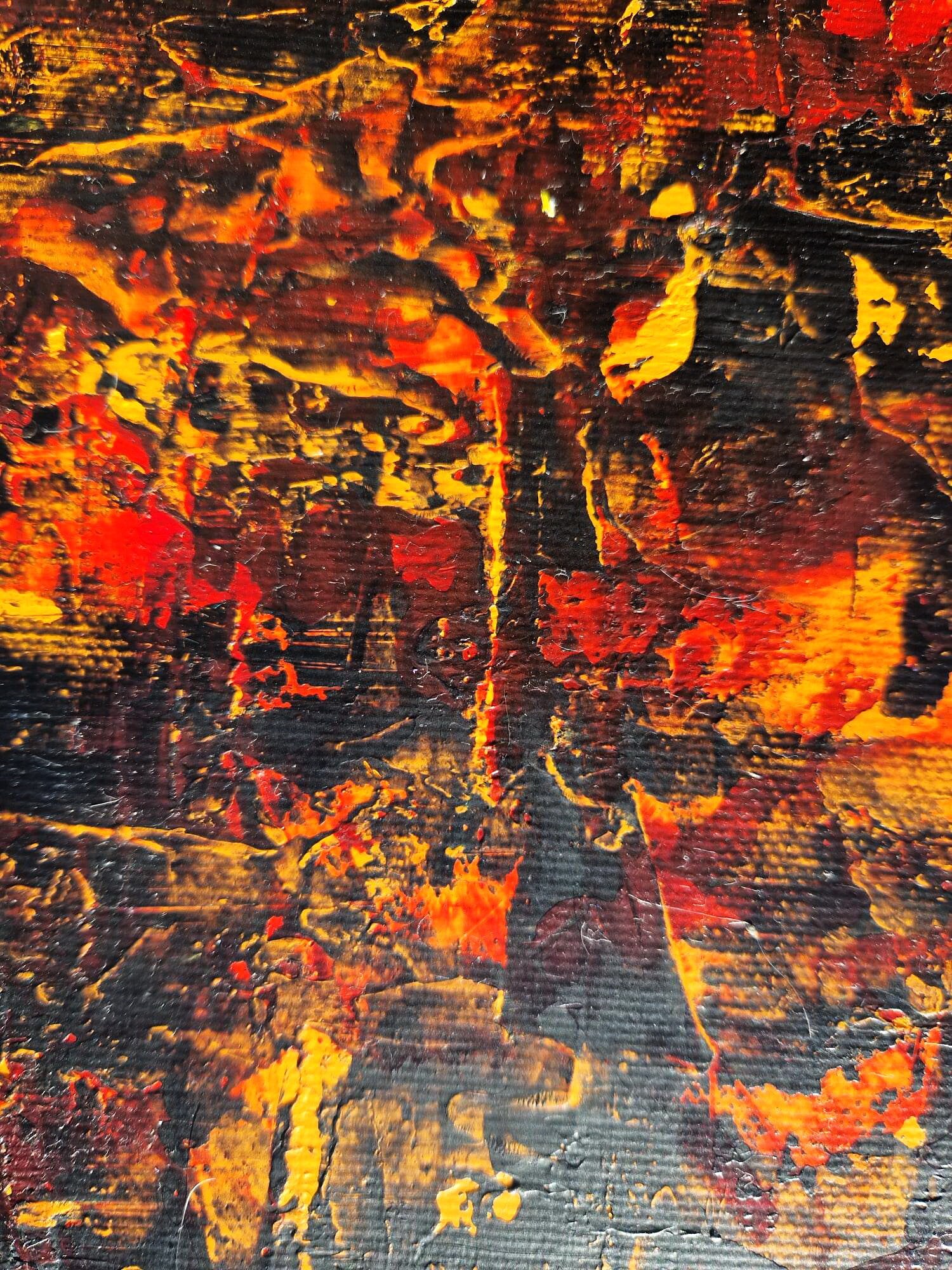 Denis Marcon Gothic oil Painting with Certificate of - Etsy