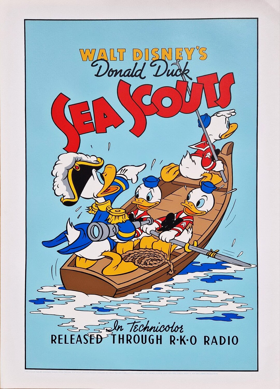 Walt Disney / Circle Fine Art Sea Scouts 1970s80s unframed - Etsy