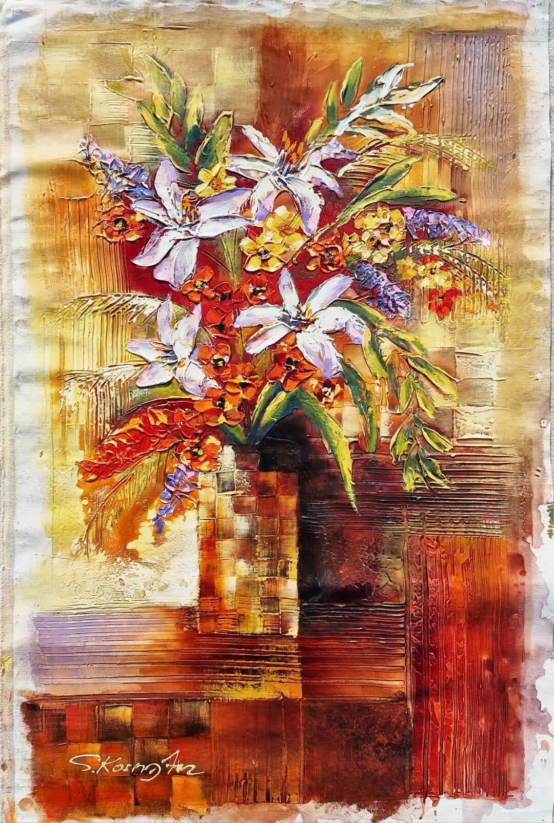 SHAUL KOSMAN UNIKAT oil Painting unframed - Etsy