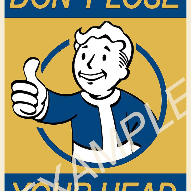 Fallout Sentry Bot Poster - Etsy Canada