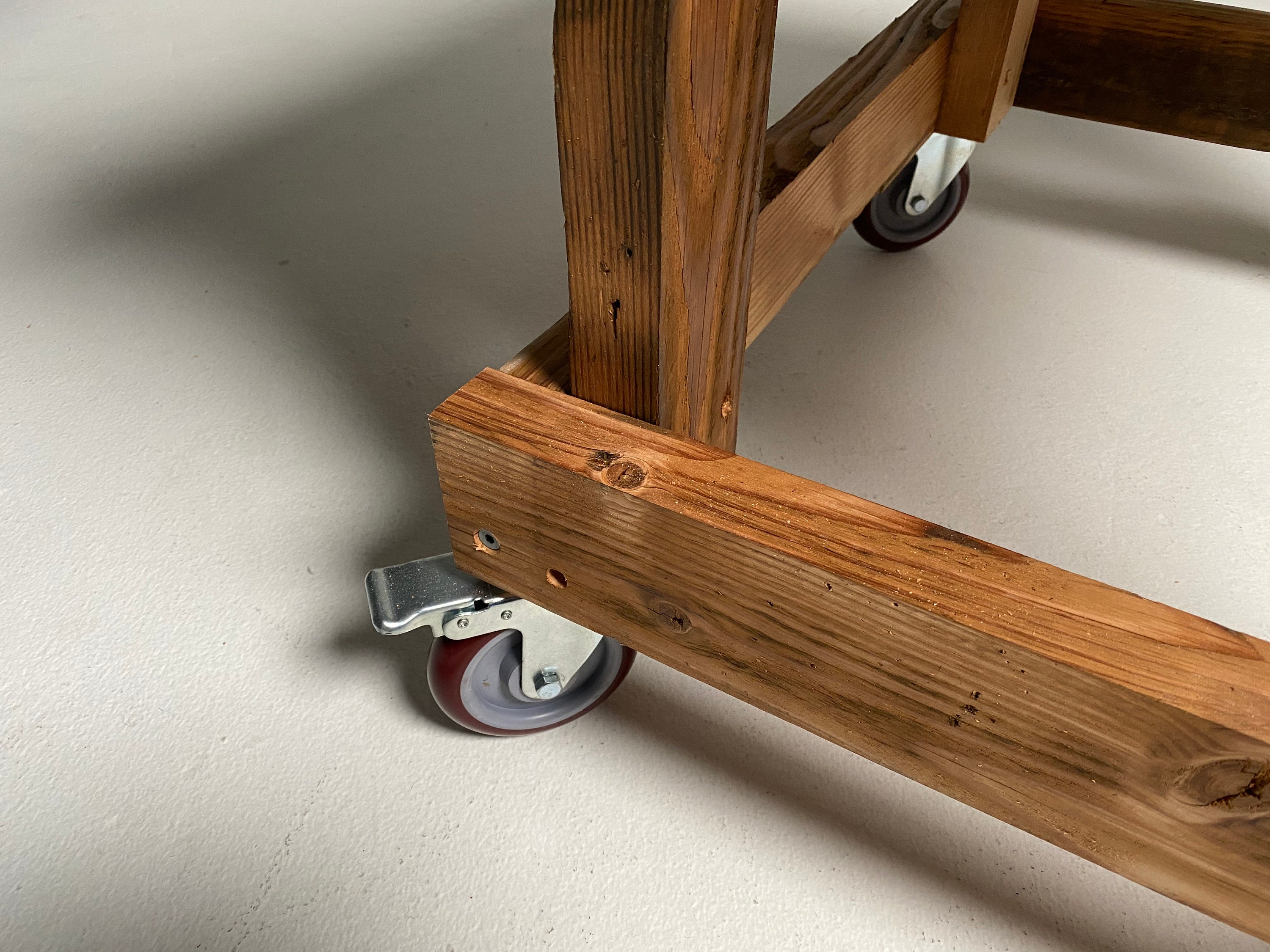 Butchers Block Tables on Wheels - Etsy