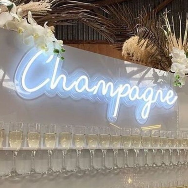 Champagne Sign - Etsy