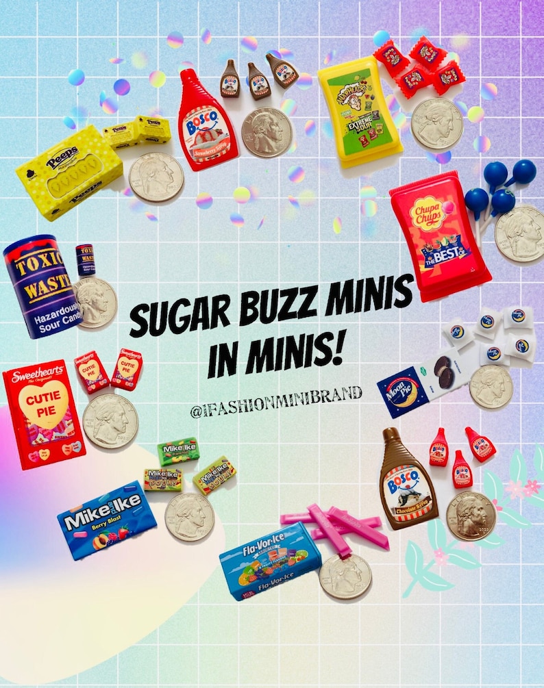 Sugar Buzz Minis/ Micro Toy Box - Etsy