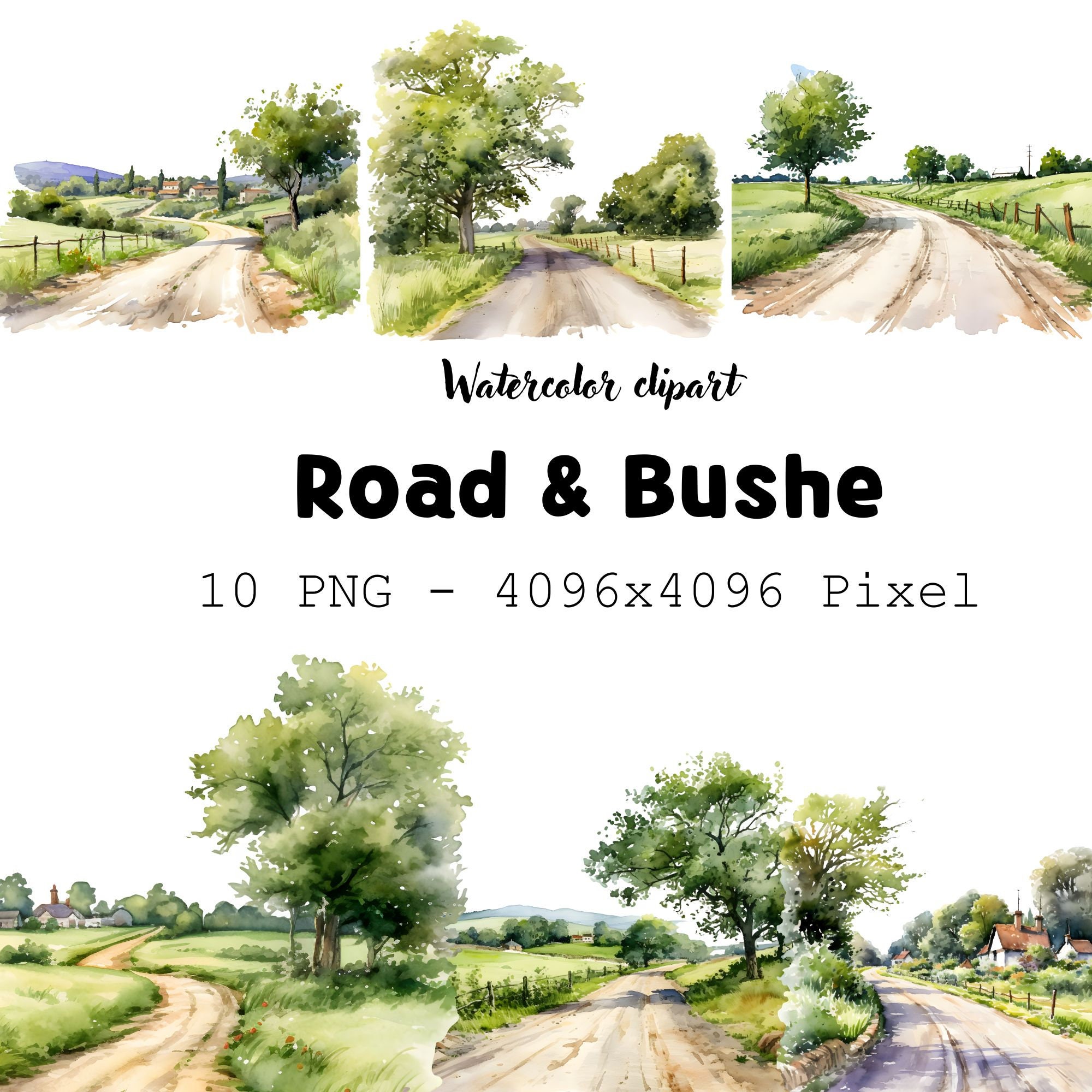 Dusty Road Clipart