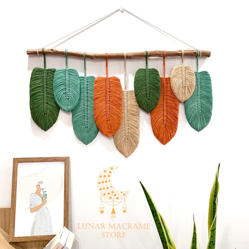 Macrame Leaf - Etsy