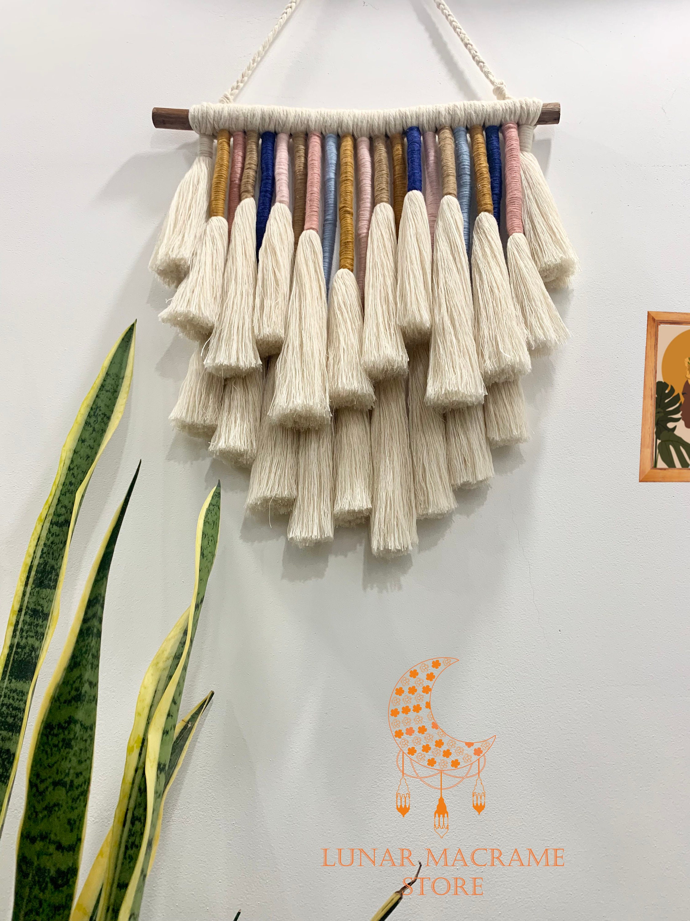 Handmade Macrame Wall Hanging Macrame Painting Art Boho Wall - Etsy