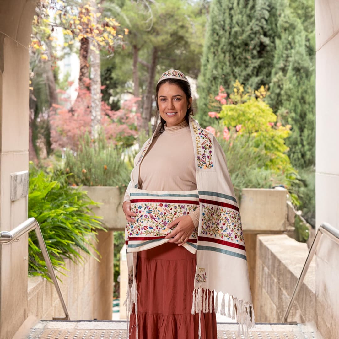 Yair Emanuel Colorful Tallit Prayer Shawl Set 75" *20.5" - Bat Mitzvah ...