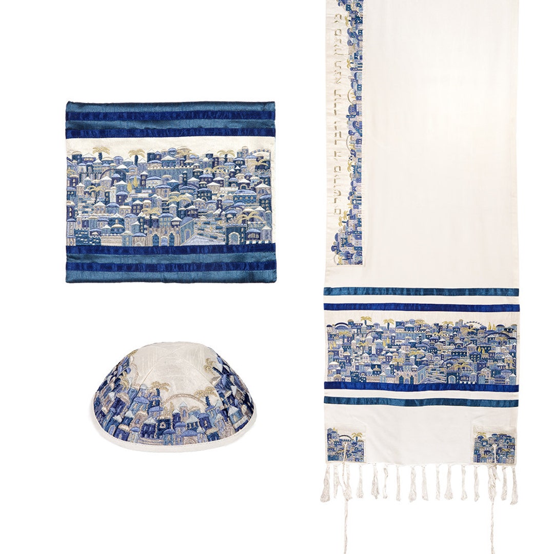 Yair Emanuel Colorful Tallit Prayer Shawl Set 20x75 Inch Silk ... Yair Emanuel Colorful Tallit Prayer Shawl Set 20x75 Inch Silk ...
