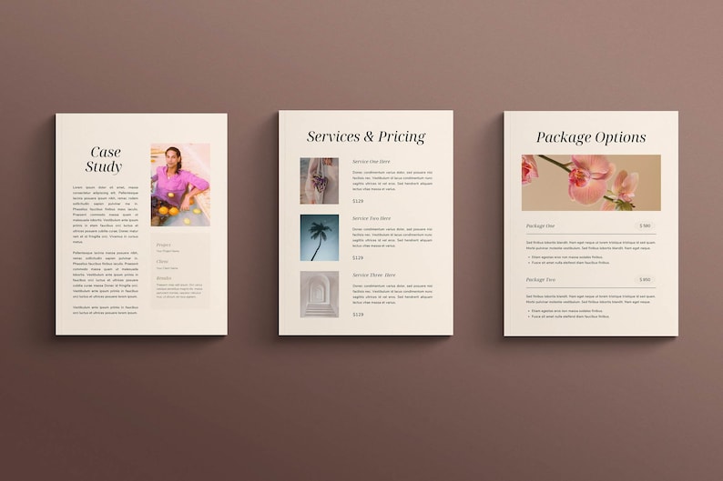 Media Kit Template for Photographers | Media Kit for Influencers ...