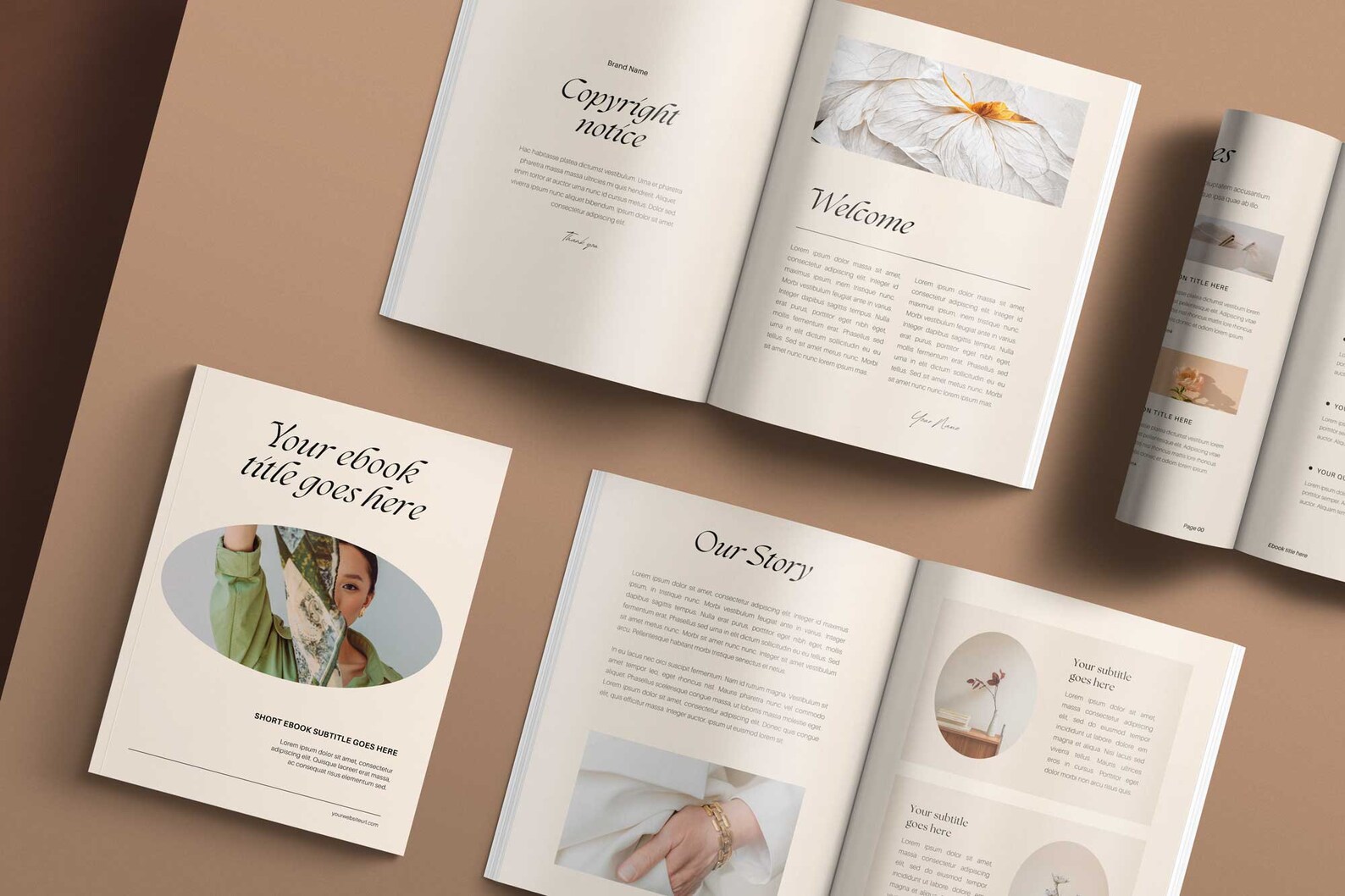 Ebook Template Canva | Ebook Guide, Lead Magnet, Freebie, Magazine ...