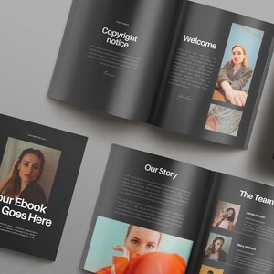 Ebook Canva Template, Editable, Guide, Opt-in Freebie, Creators E-book ...