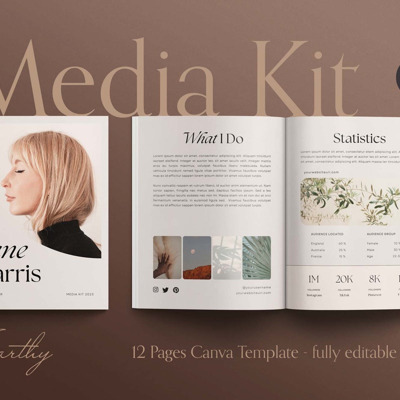 Media Kit Template - Etsy