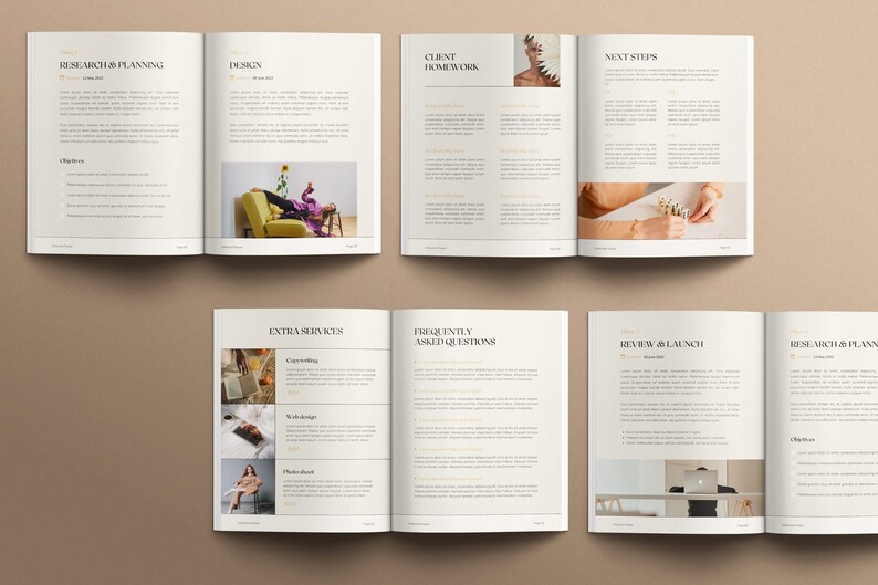 Client Service Experience Bundle Canva Templates Services and Pricing ...