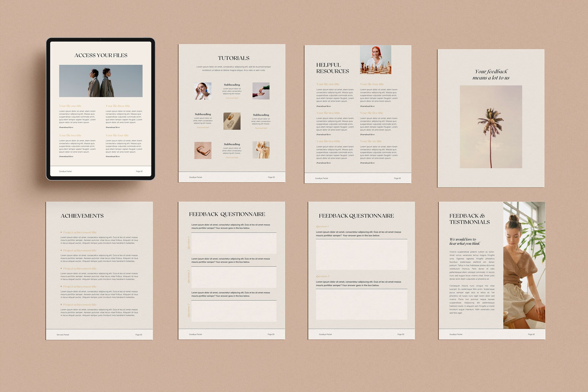 BALANCE | Goodbye Packet Canva Template, Client Exit Guide, Client ...