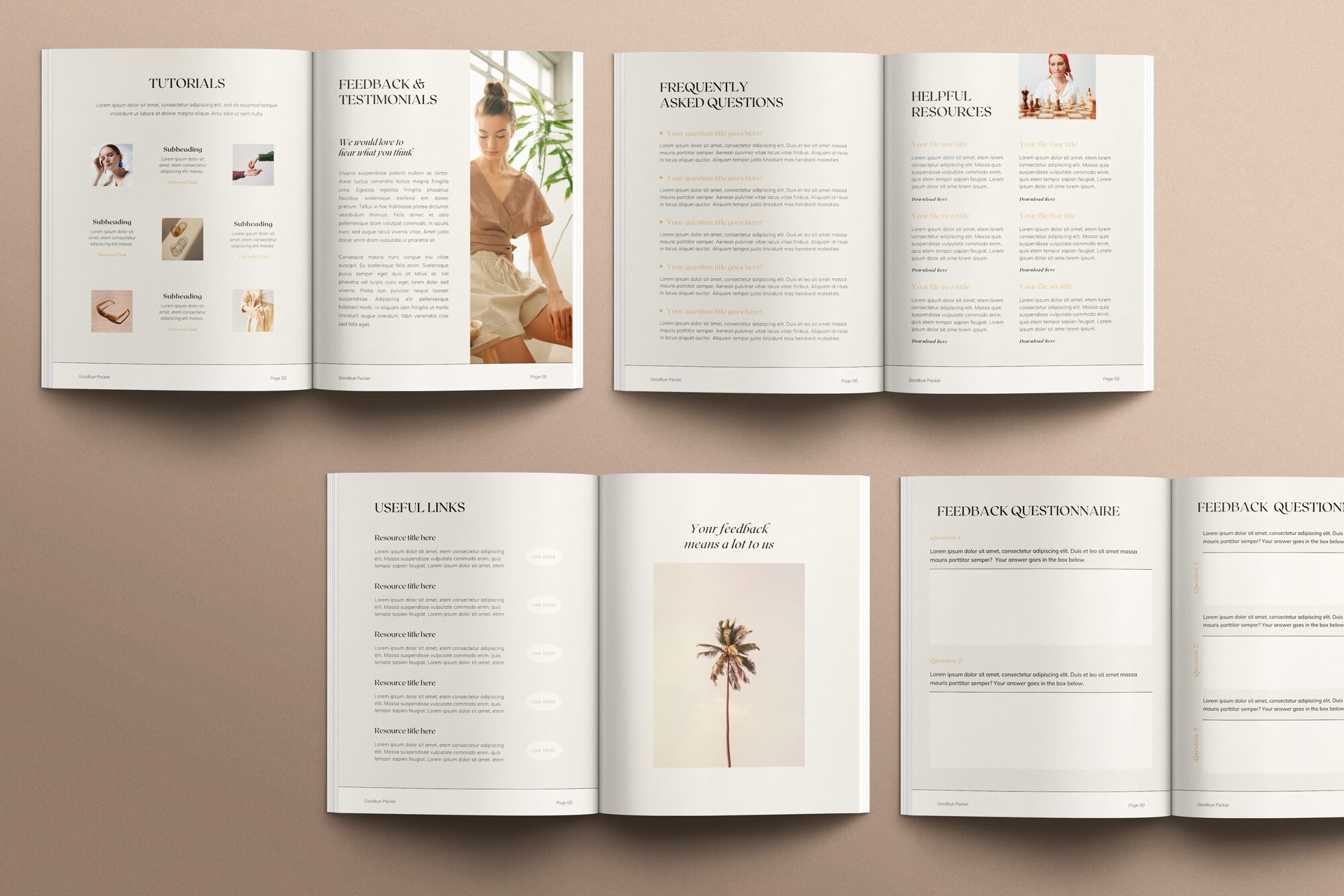 Client Service Experience Bundle Canva Templates Services and Pricing ...