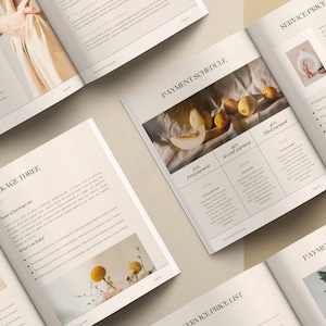 BALANCE | Service and Pricing Guide Template - Editable Canva Template ...