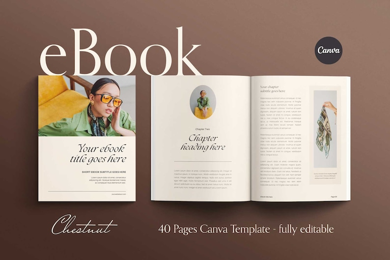 Ebook Template Canva | Ebook Guide, Lead Magnet, Freebie, Magazine ...