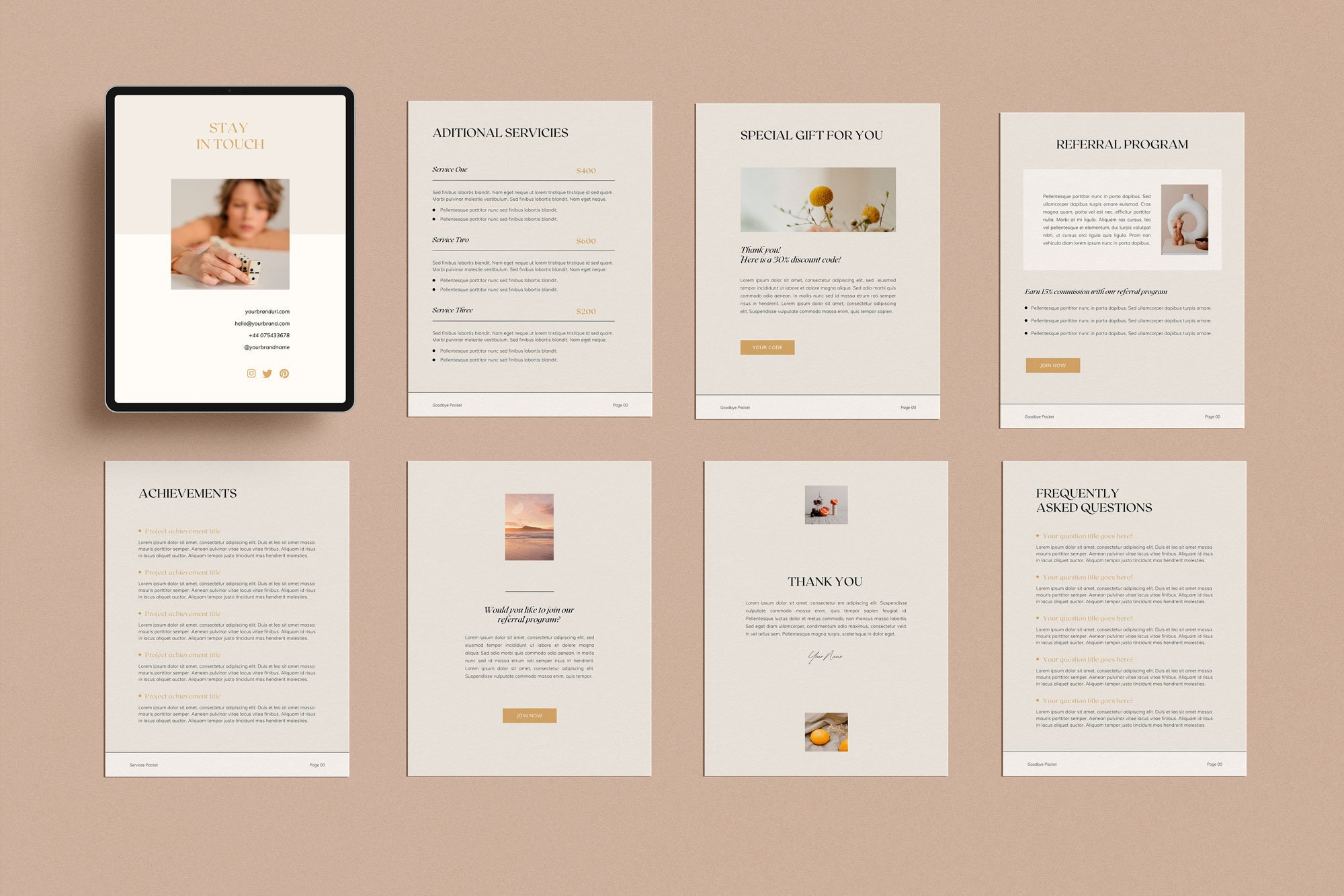 BALANCE | Goodbye Packet Canva Template, Client Exit Guide, Client ...
