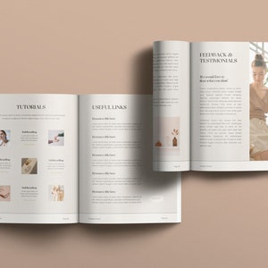 BALANCE Goodbye Packet Canva Template, Client Exit Guide, Client ...