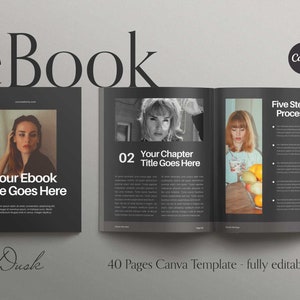 Ebook Canva Template, Editable, Guide, Opt-in Freebie, Creators E-book ...