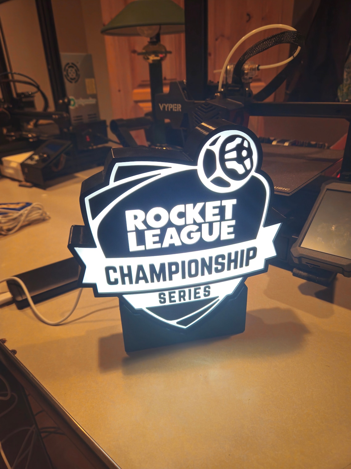 Rocket League RLCS LED Lamp - Etsy