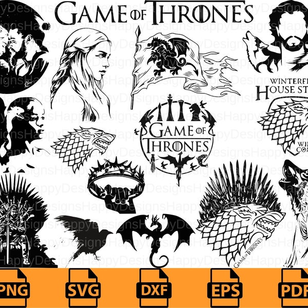 Game of Throne Svg - Etsy UK