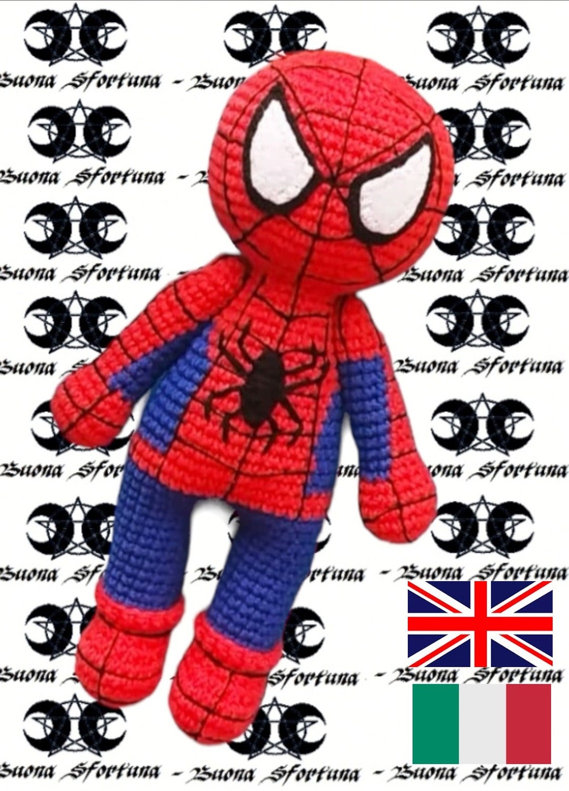 Crochet Pattern Amigurumi Spider Man Spiderman - Etsy