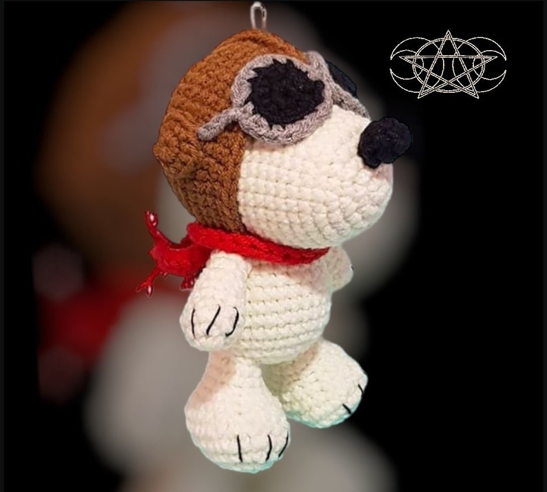 Crochet Pattern Snoopy Pilot Pilot Amigurumi - Etsy