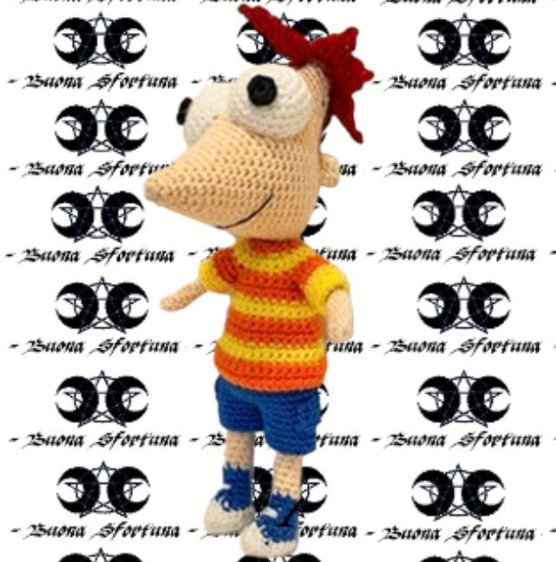Crochet Pattern Phineas Amigurumi - Etsy