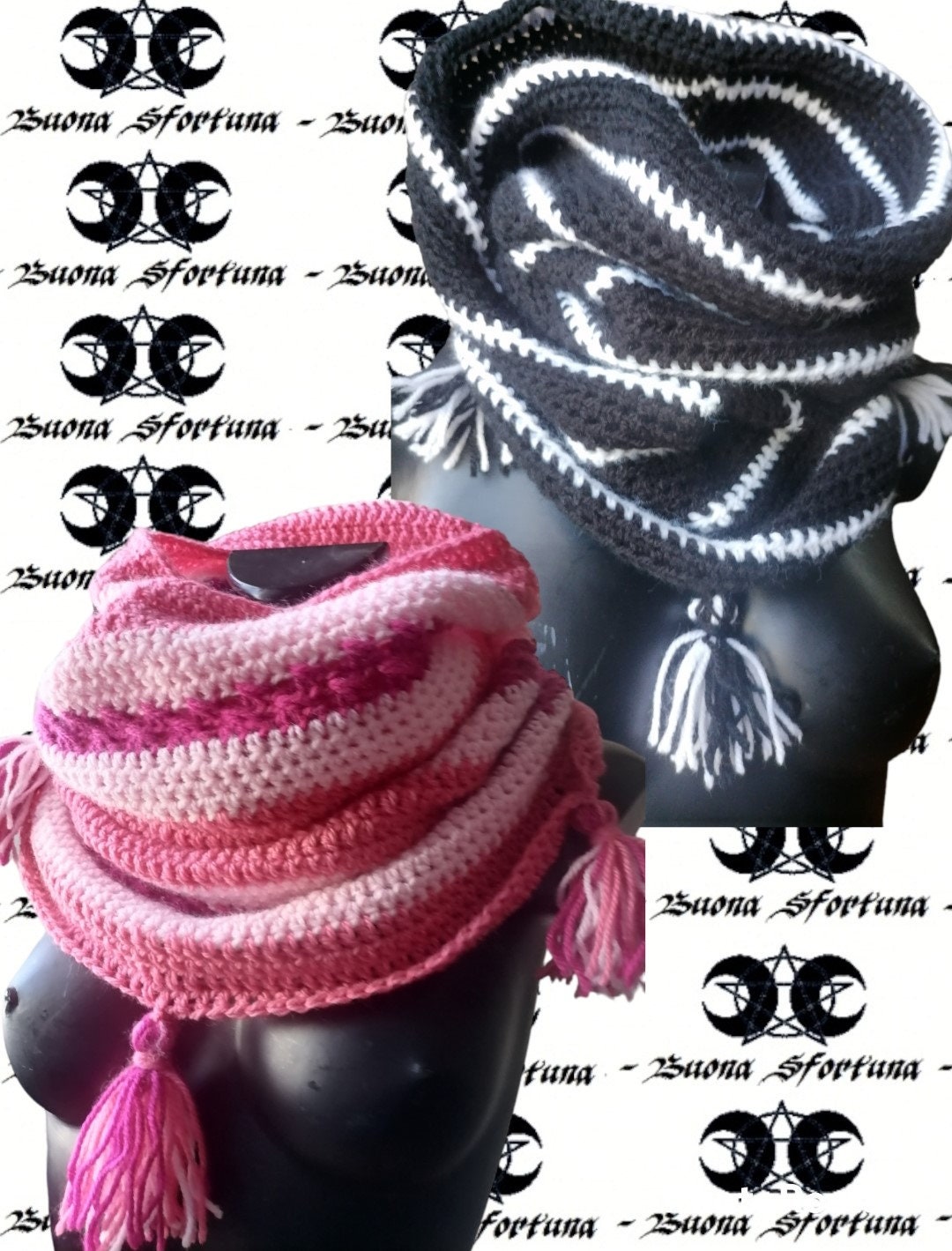 Snood Inspired by the TV Series Wednesday, Wednesday and Enid - Etsy