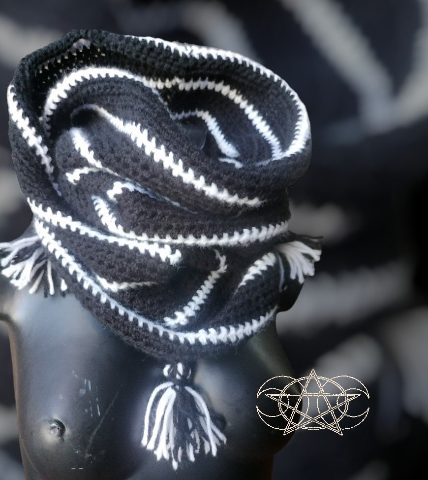 Snood Inspired by the TV Series Wednesday, Wednesday and Enid - Etsy