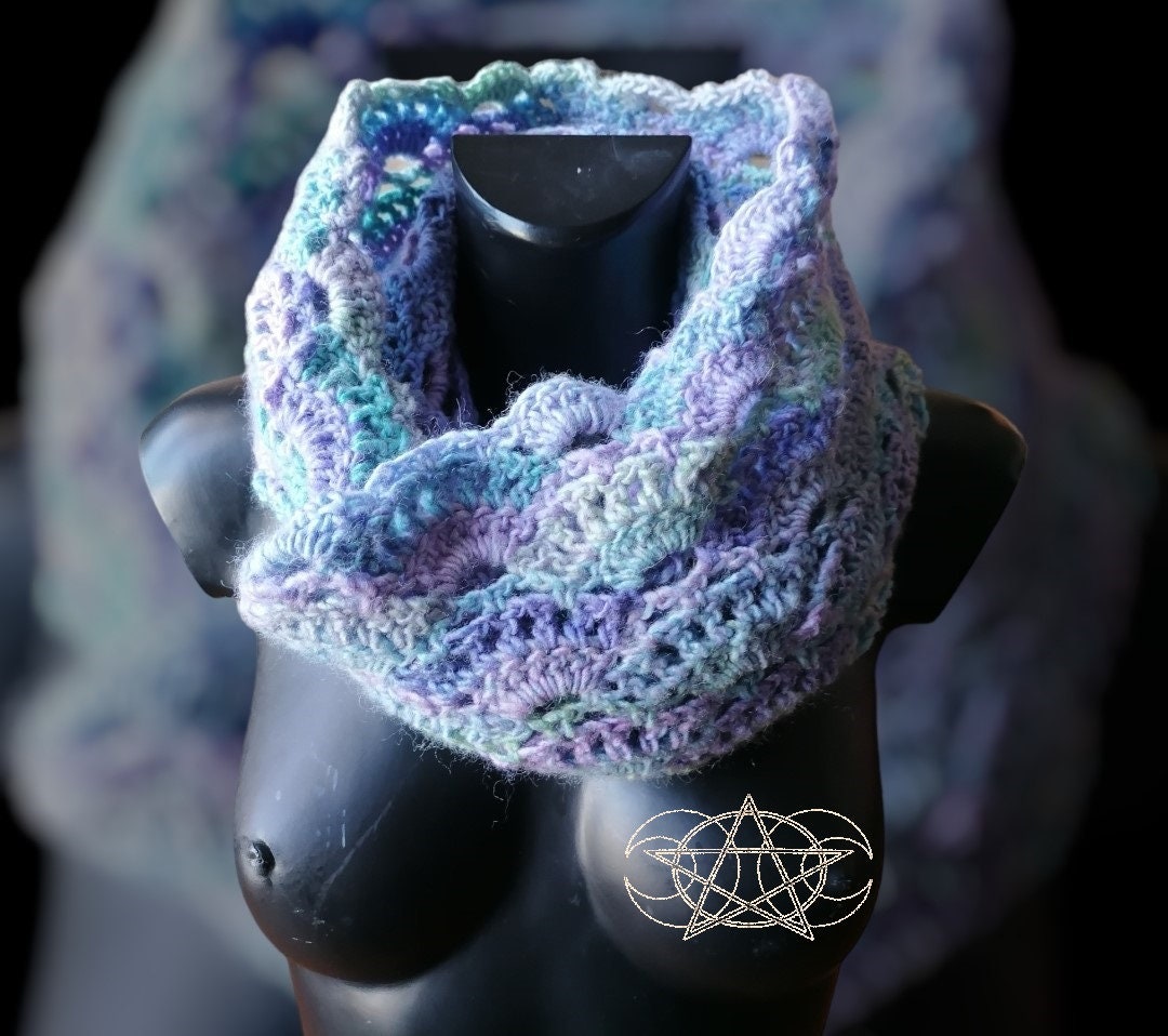 Pastel Mermaid Neck Warmer Pastel Mermaid Snood - Etsy