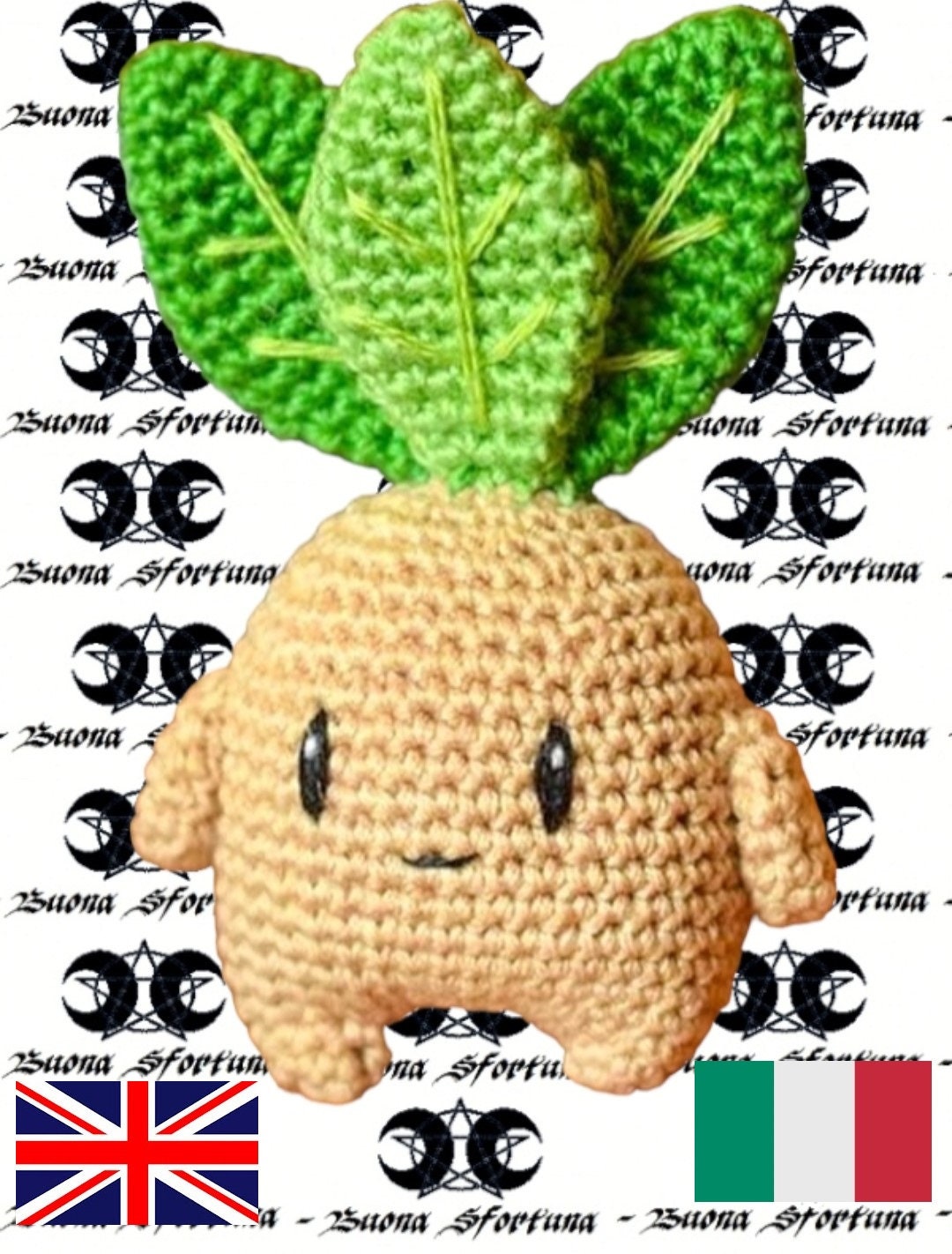 Crochet Pattern Mini-amigurumi Mandrake Mandragora - Etsy