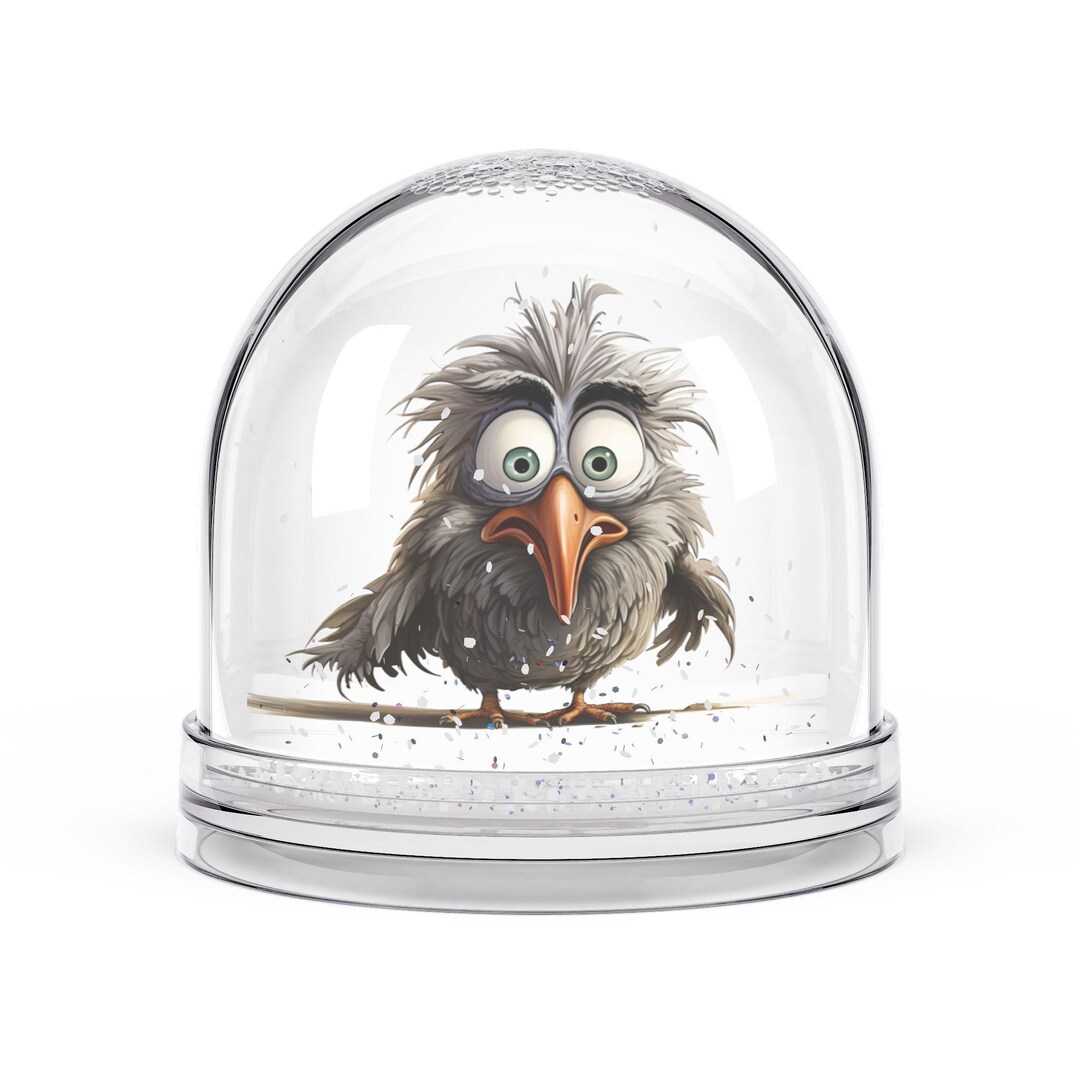 Silly Bird Snow Globe - Etsy