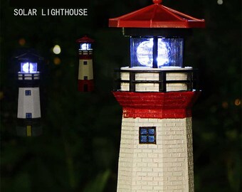 Replacement Lighthouse Top 14 Custom/solar Lighthouse - Etsy