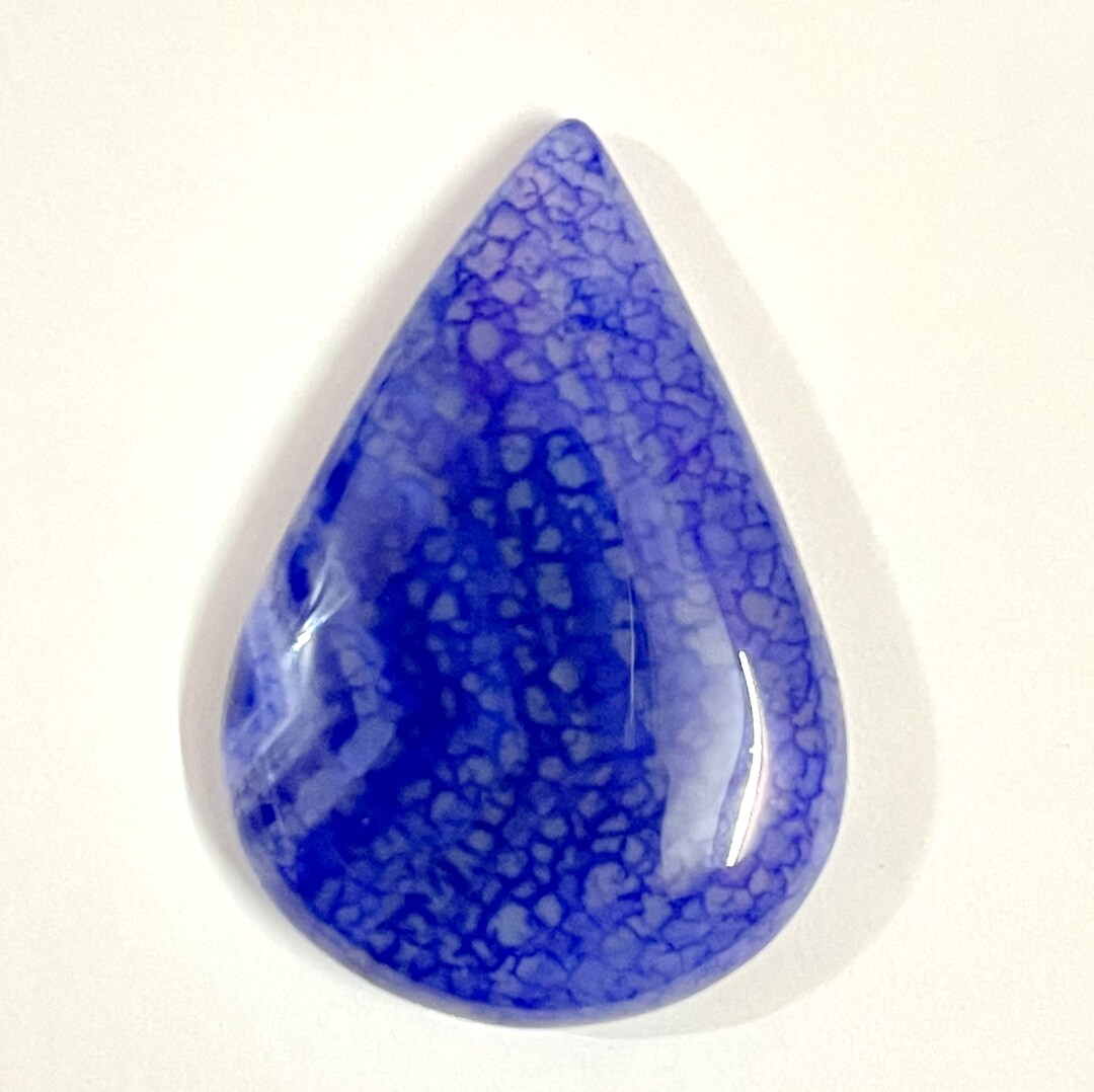 Semi Precious Blue Dragon Agate Loose Gemstone / High Quality Dragon ...