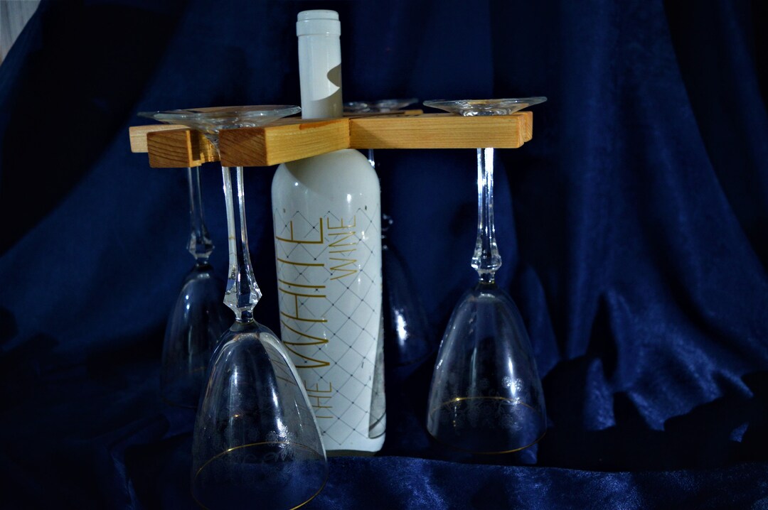 Decorative Wooden Wine Rack and Beverage Stand - Etsy