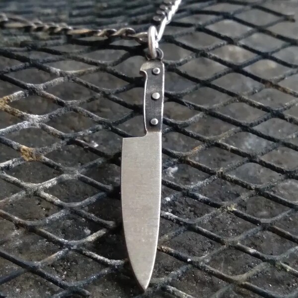 Knife Necklace - Etsy