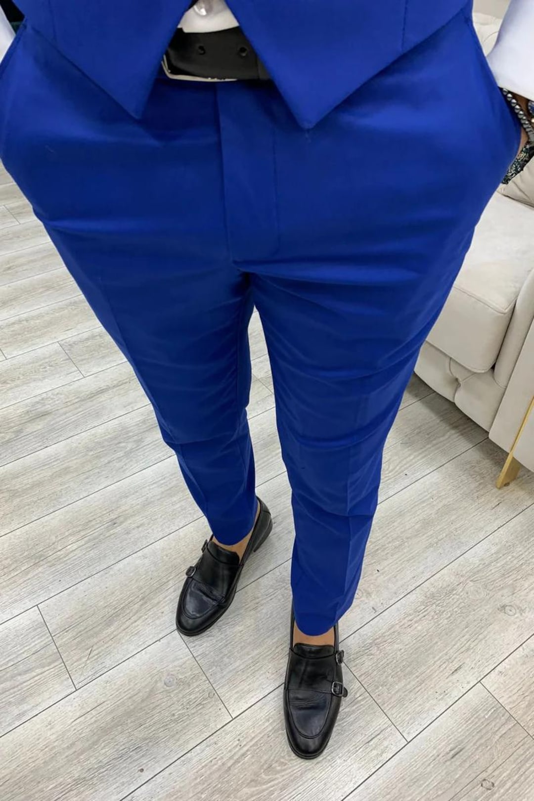Royal Blue Formal Pant: Elegant Groomsmen Trouser - Etsy