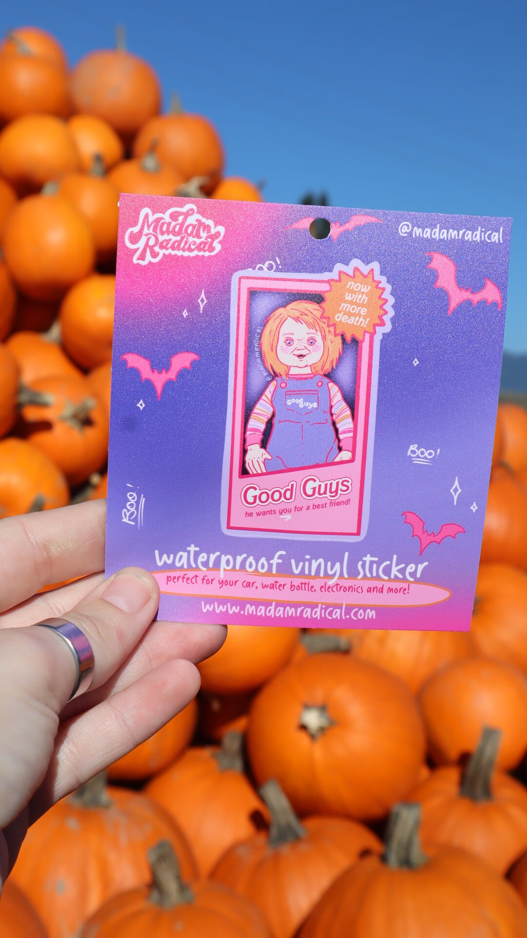 Chucky in Barbie Box Waterproof UV Resistant Vinyl Sticker - Etsy