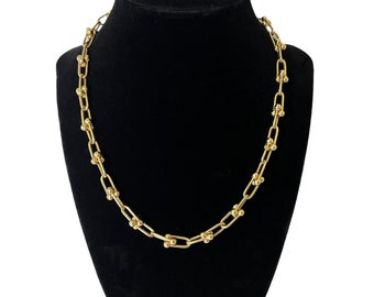 Gold Hardware Necklace - Etsy