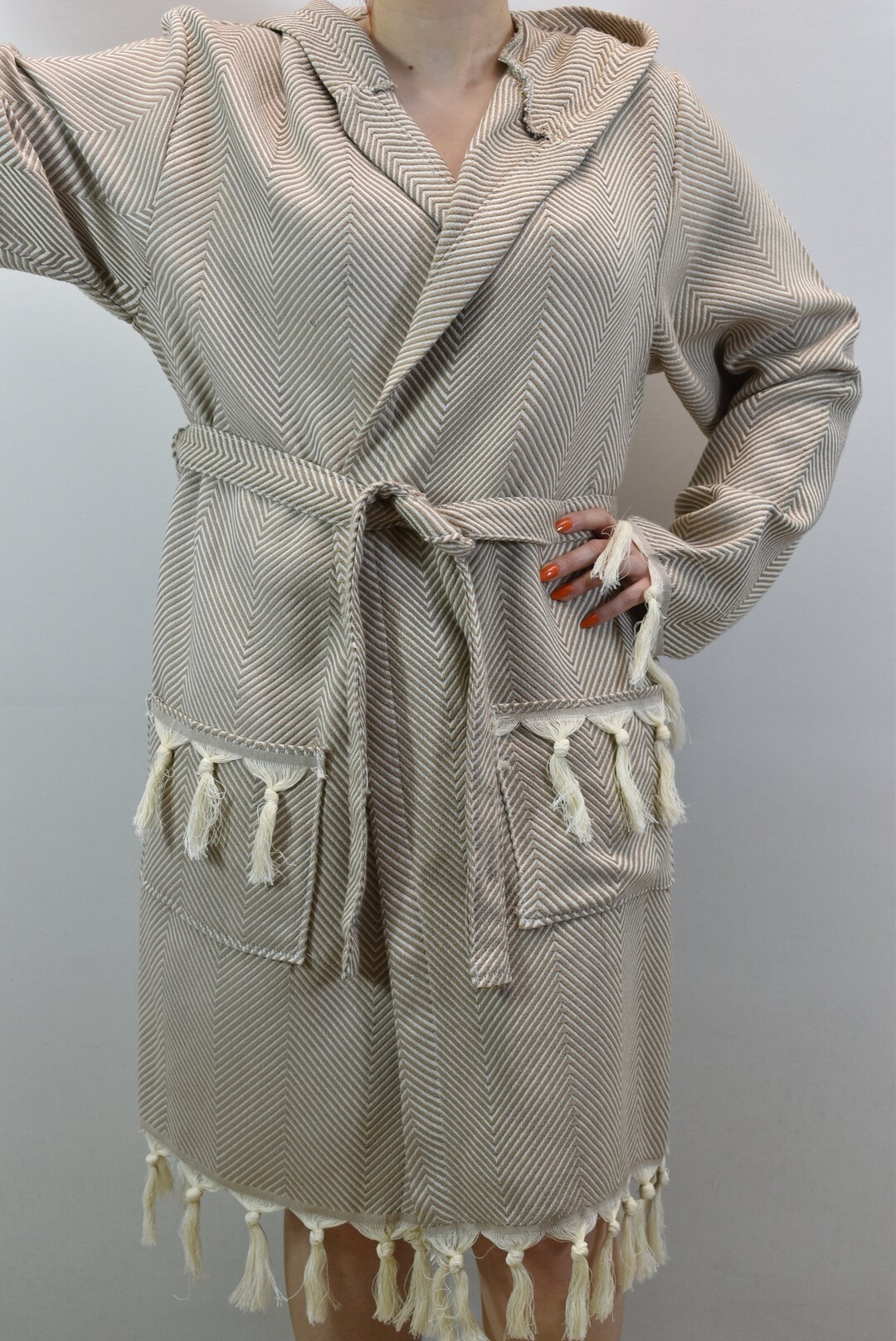 Turkish Bathrobe, Hammam Dress, Robe for Women, Dressing Gown, Morning ...