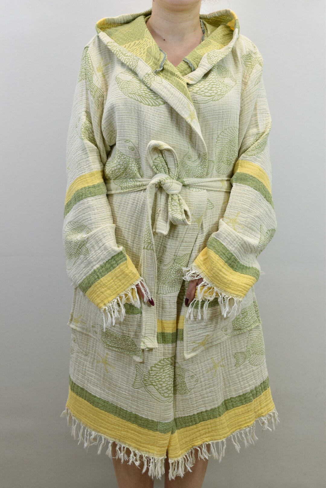 Kimono Robes, Dressing Gown, Morning Gown, Turkish Bathrobe, Hammam ...